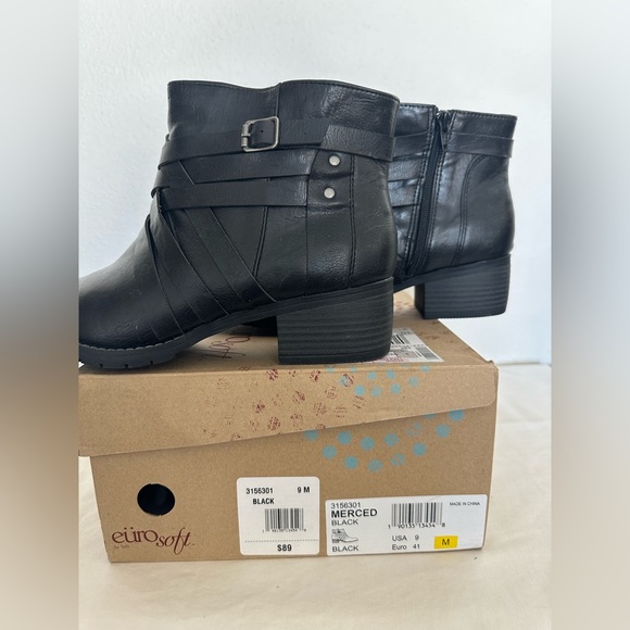 Eurosoft | Shoes | New Black Ankle Boots | Poshmark